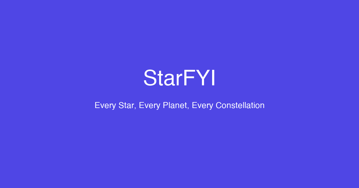 20 Brightest Stars in the Night Sky — StarFYI